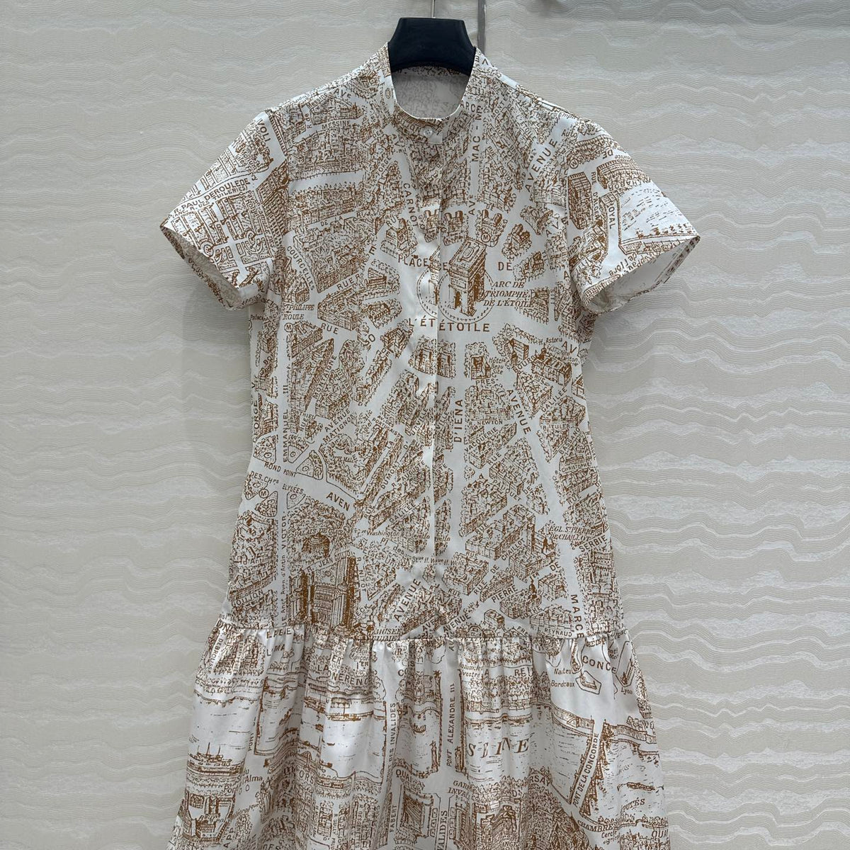 CD Mini Dress Light Brown Cotton – Amejews