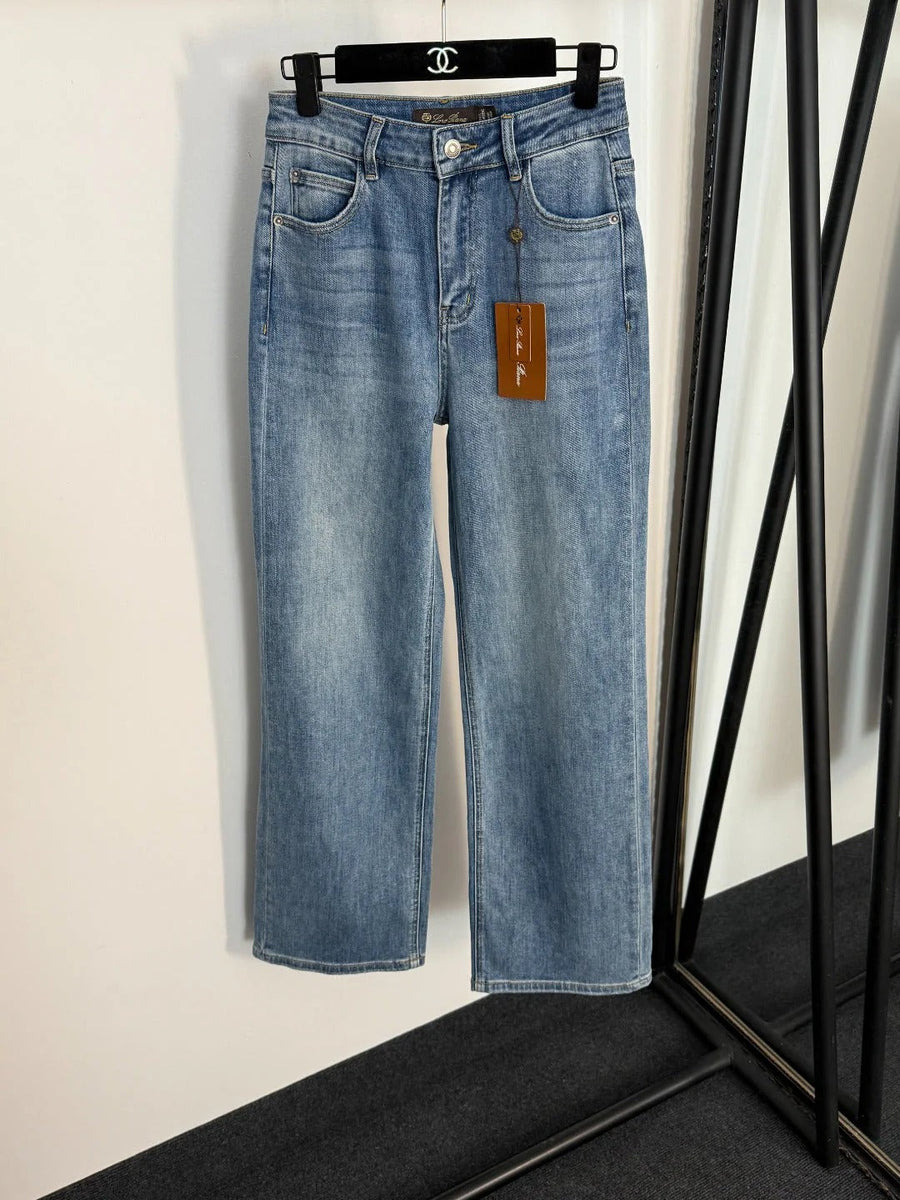 LP HIGH-WAISTED DENIM PANTS STYLE 14 – Amejews